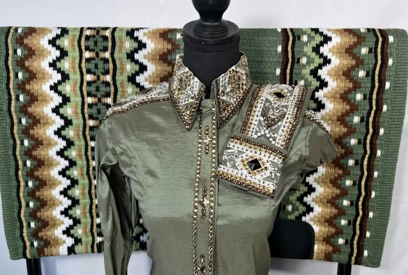 Teagan Day Shirt ~Sapphire Line – Blue Butterfly Show Apparel